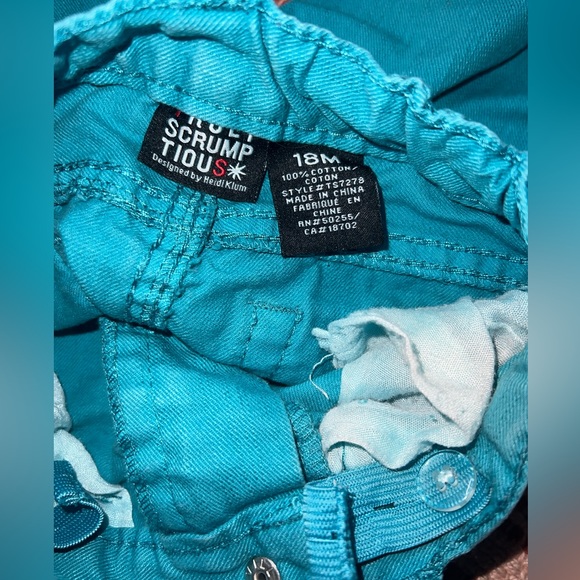 Truly Scrump Tious | Bottoms | Truly Scrump Tious Teal Jeans Designed ...